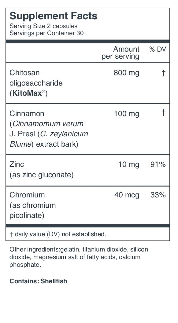 Zinc and cinnamon for healthy metabolism
