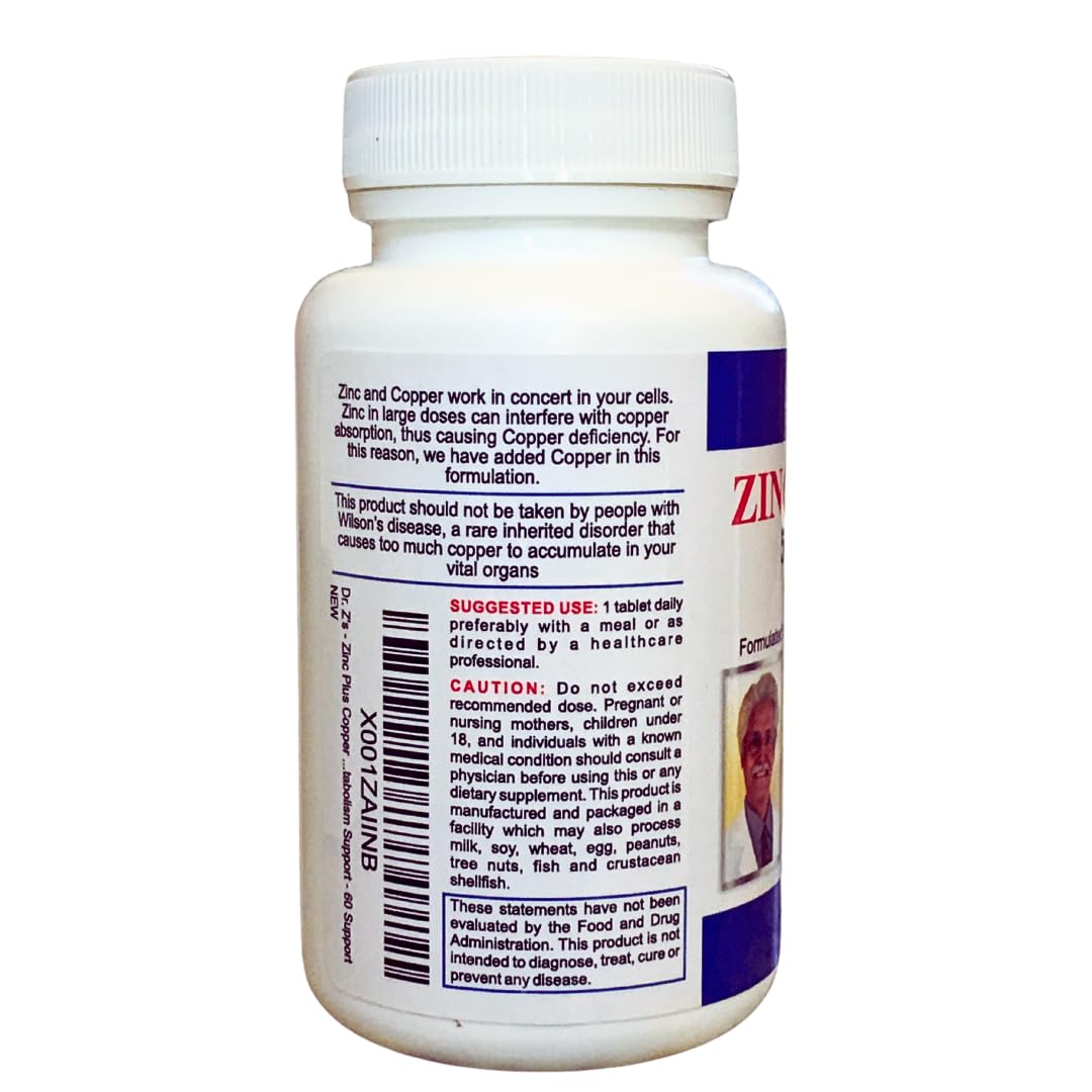 Zinc and copper for hair vitality