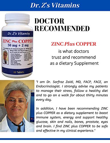 Zinc and copper for optimal health