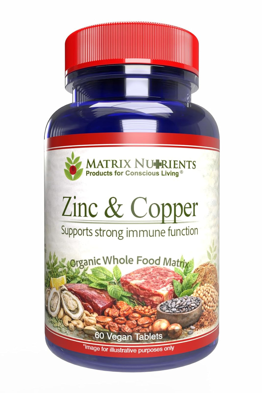 Zinc and copper supplement tablets