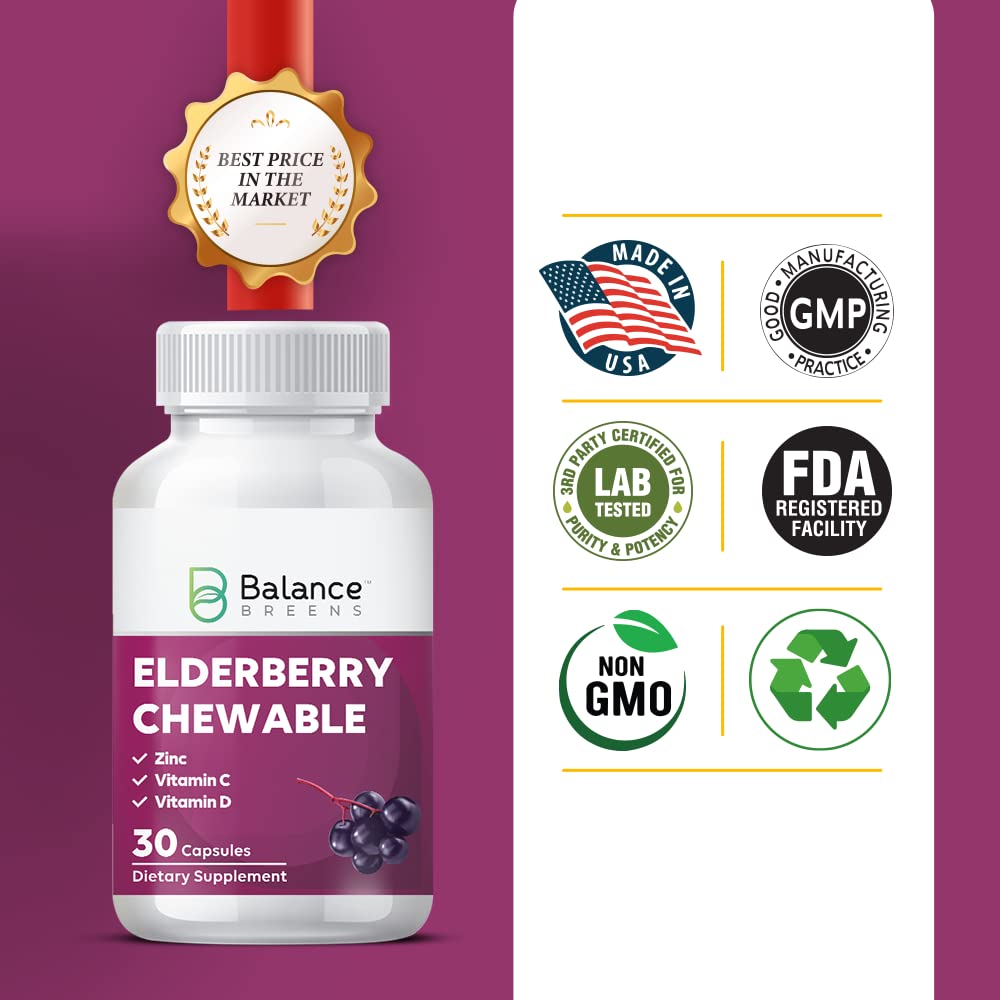 zinc and D3 in elderberry chewables