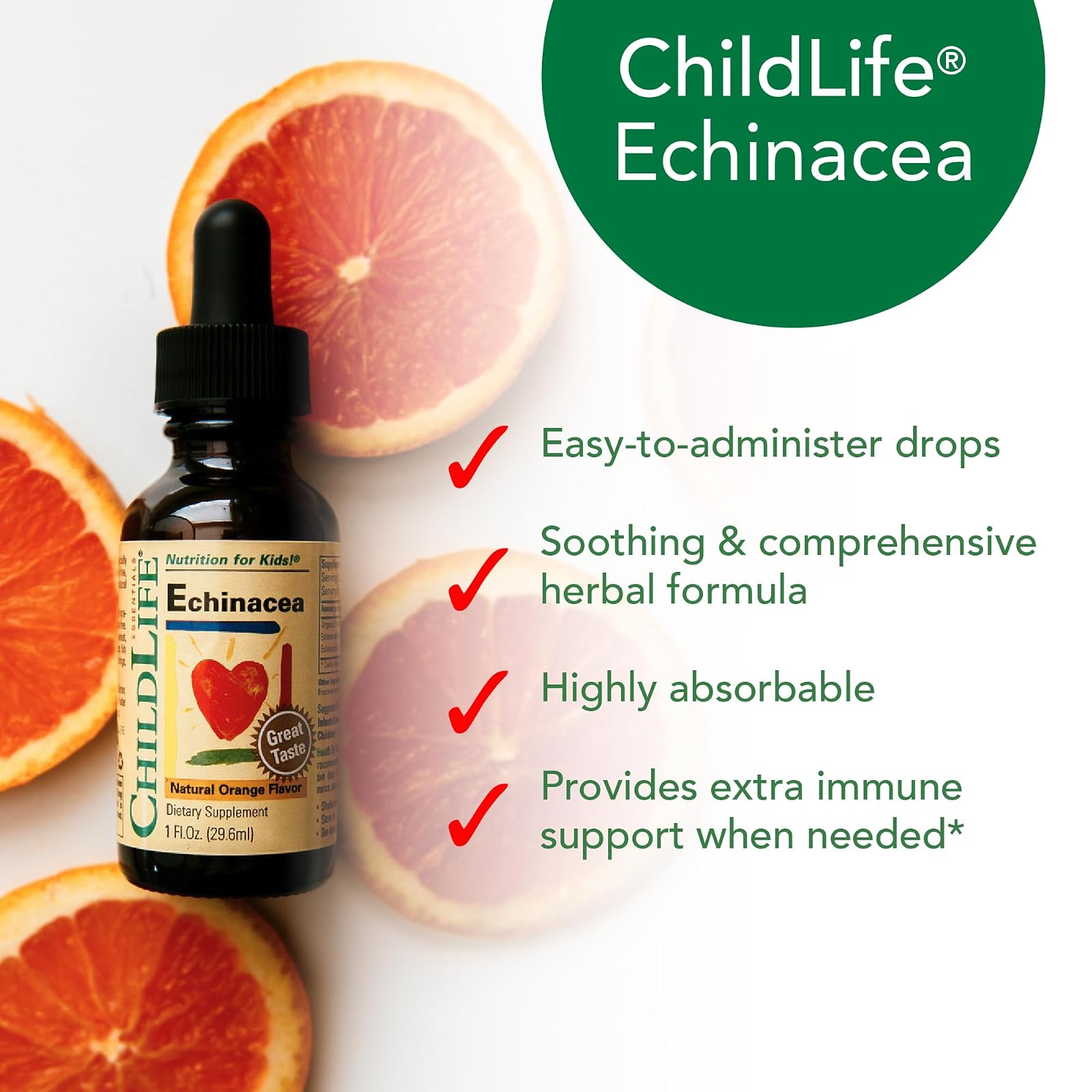 zinc and echinacea for kids health
