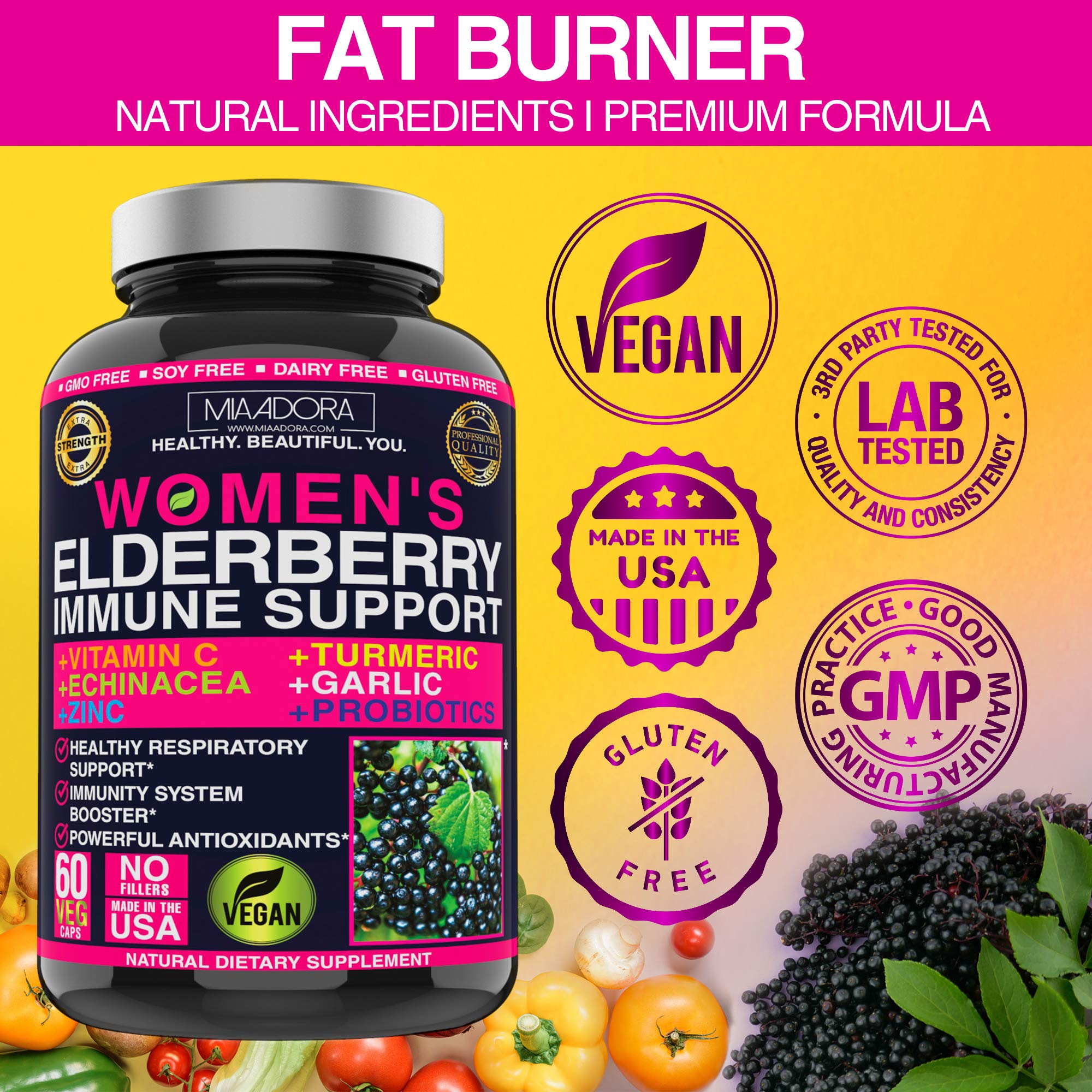 zinc and elderberry for immune boost