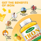 zinc and folate iron gummies