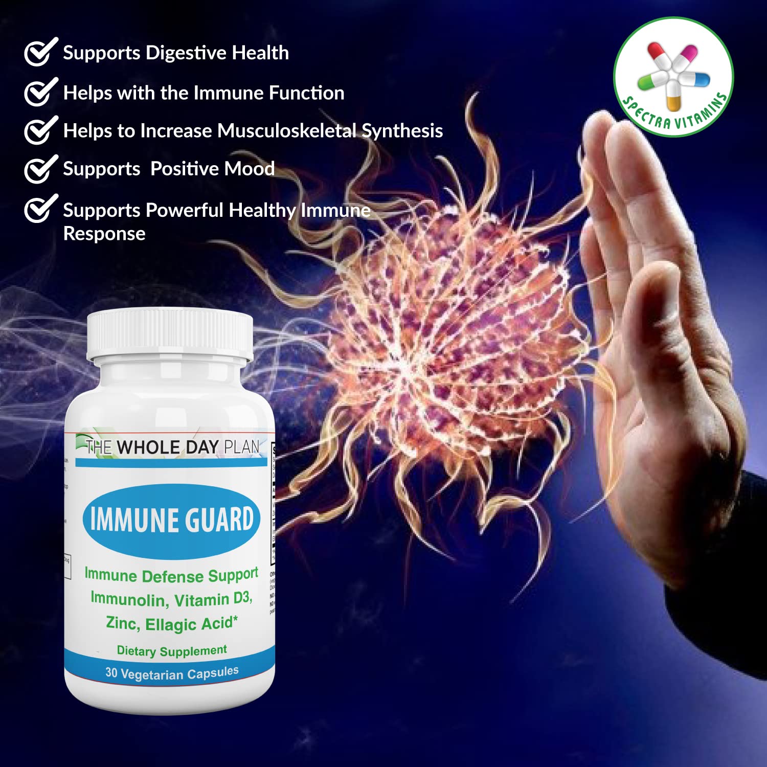 Zinc and Immunolin for enhanced health