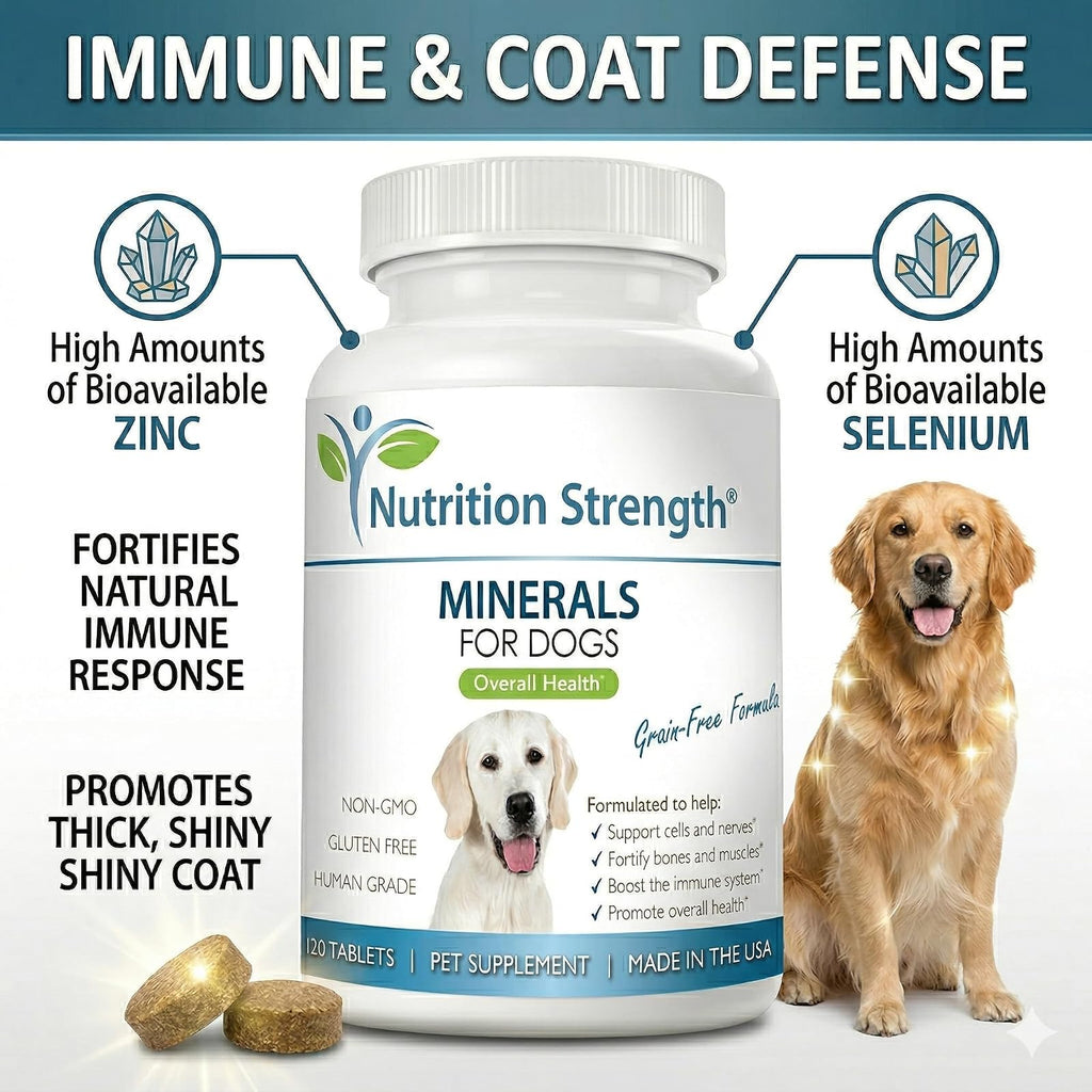 zinc and iron supplements for dogs