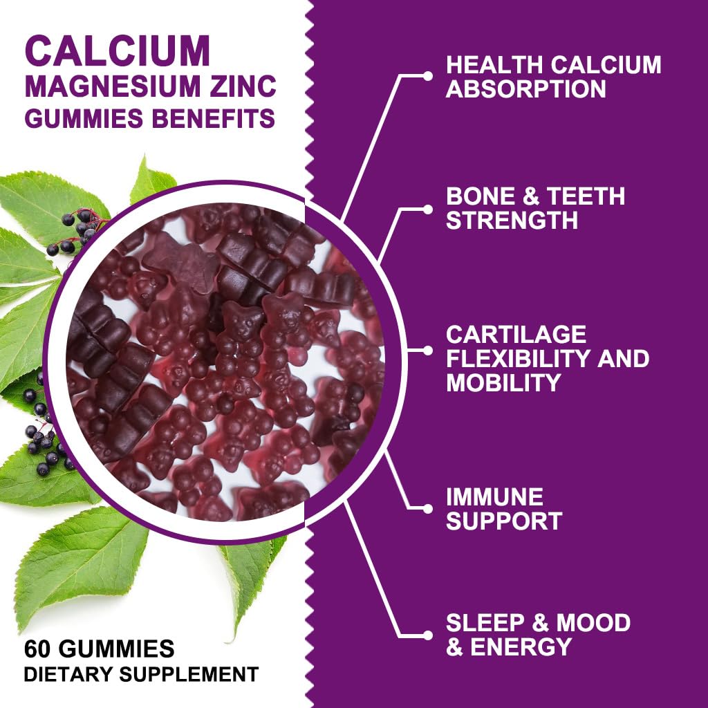 zinc and magnesium gummies for immune support