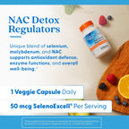 Zinc and NAC for detoxification