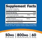 Zinc and Quercetin antioxidant benefits