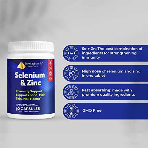 Zinc and selenium for overall wellness