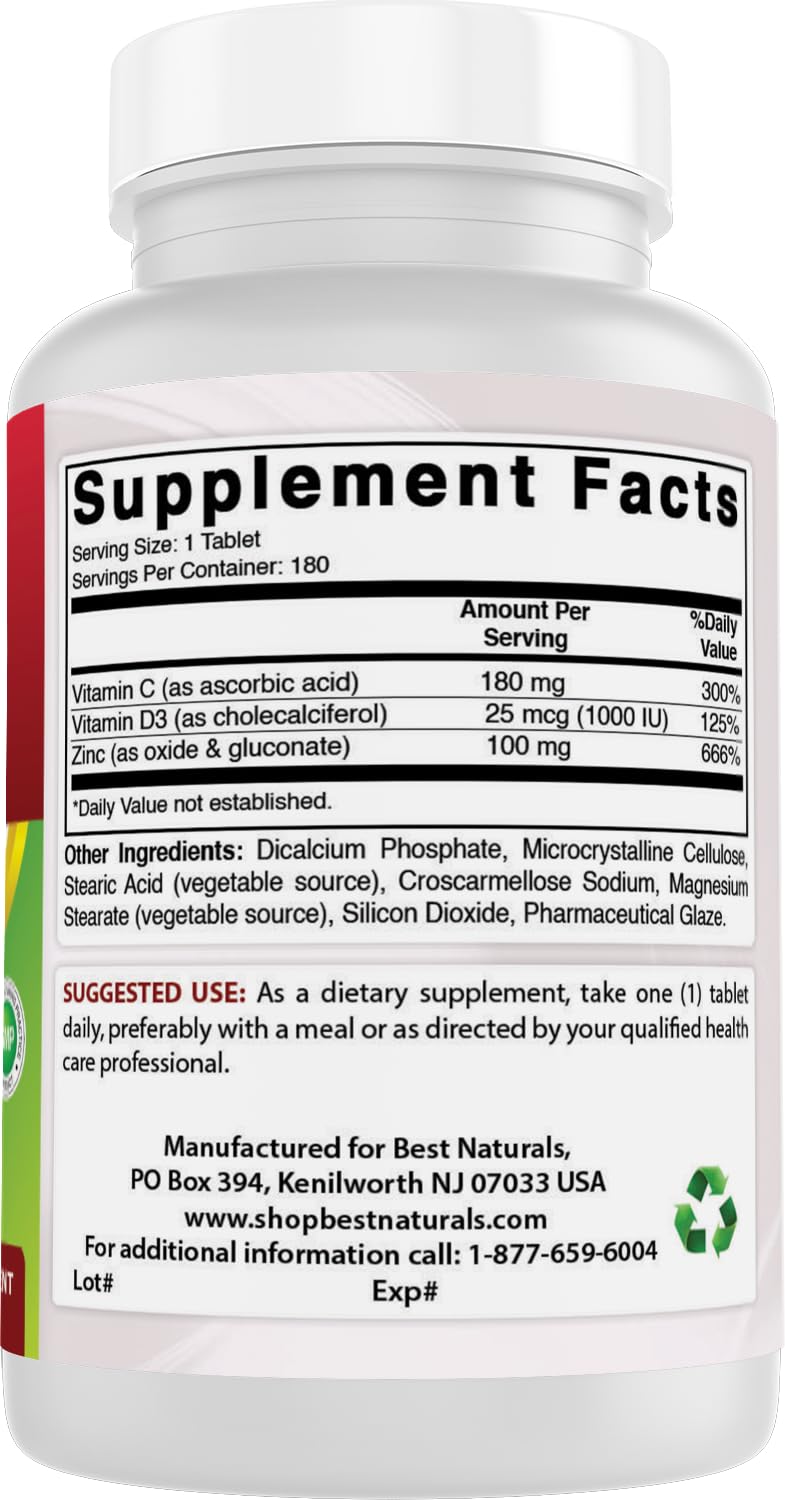 zinc and vitamin C combo