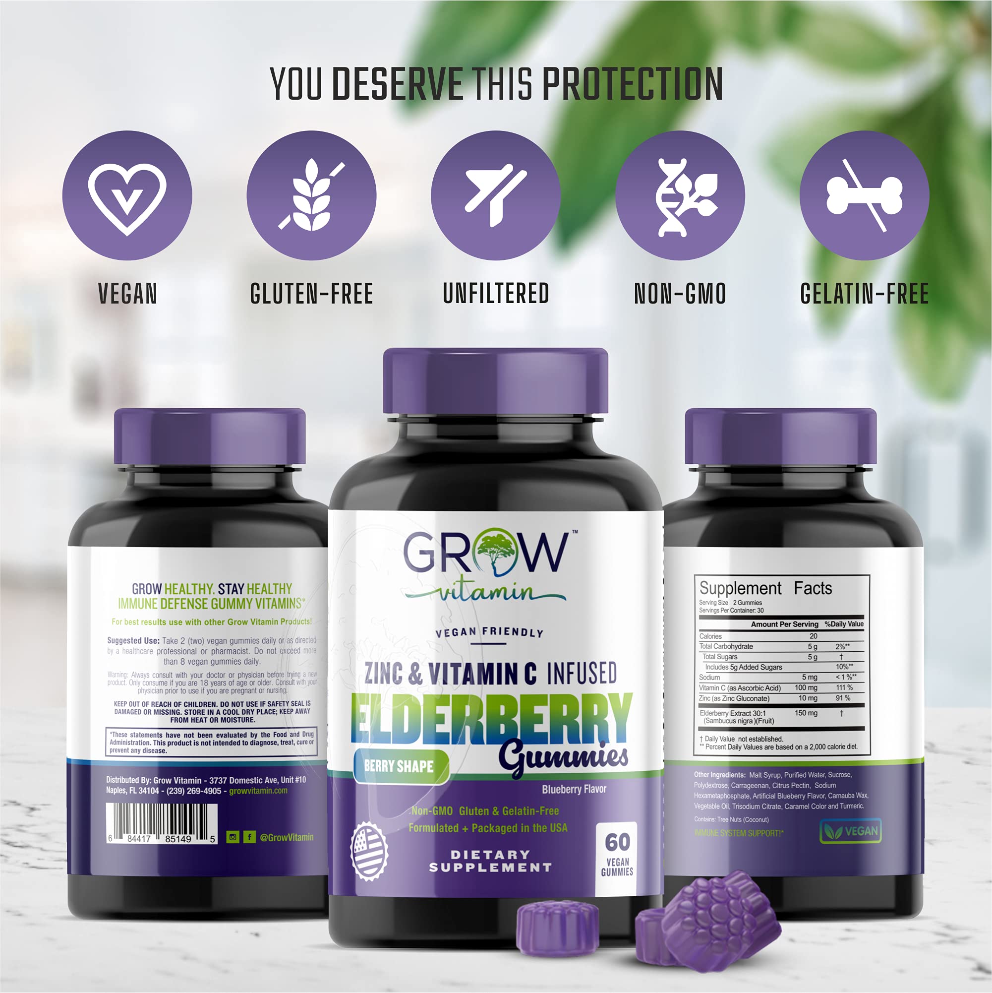 zinc and vitamin C gummies