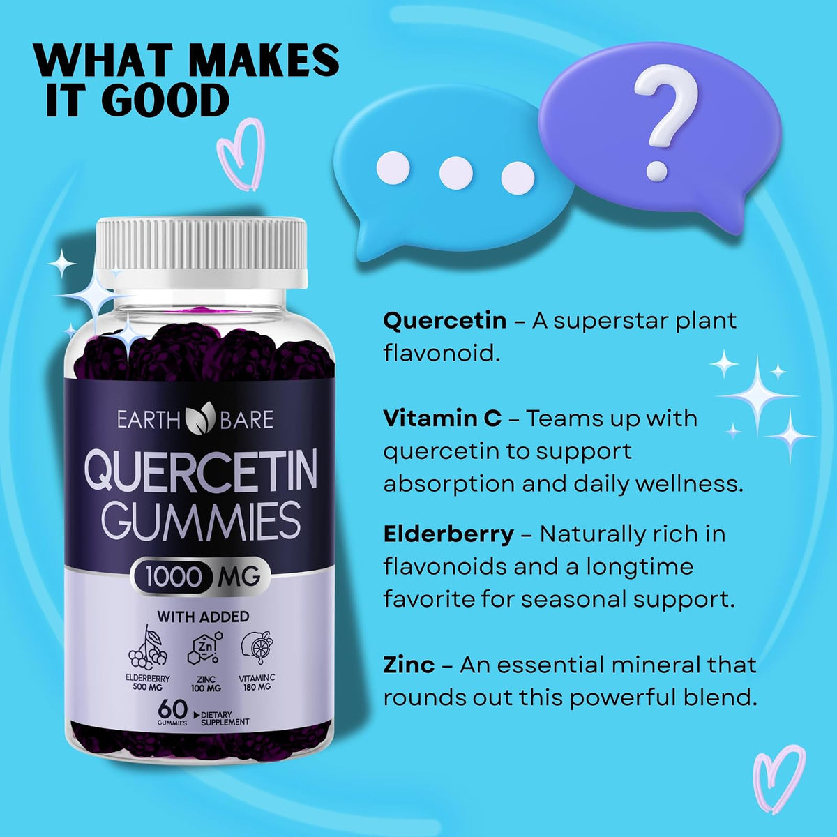 Zinc and vitamin C gummy supplement