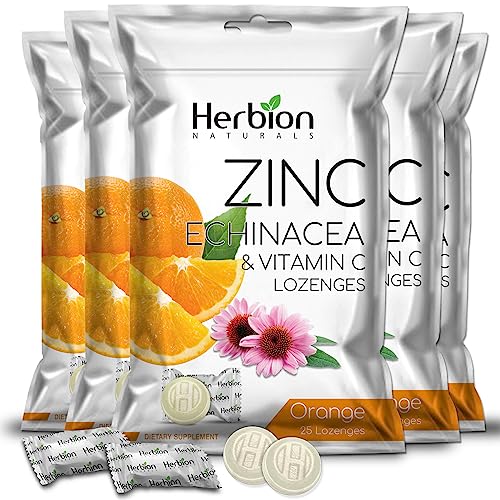 Zinc and vitamin C throat lozenges