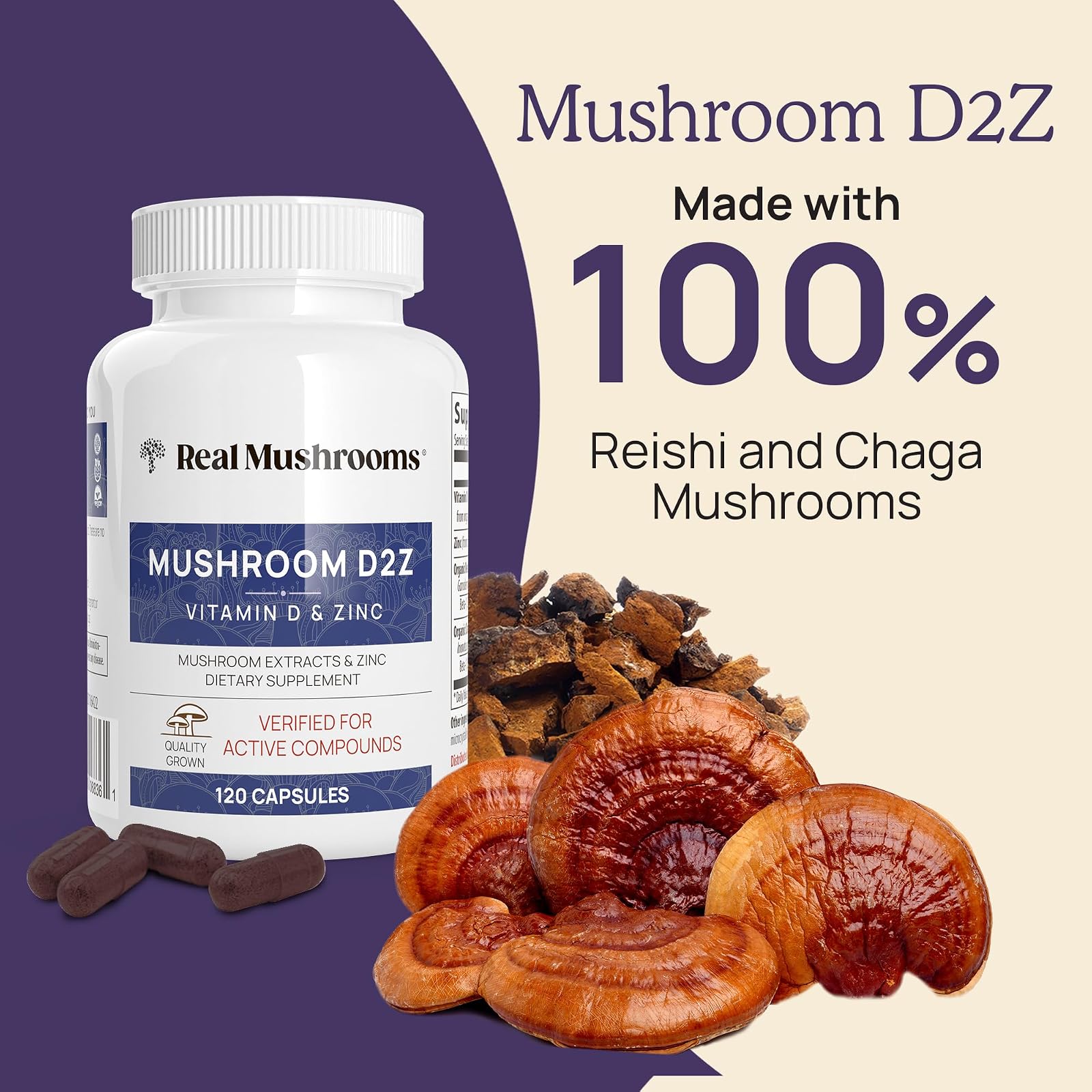 Zinc and Vitamin D2 health benefits