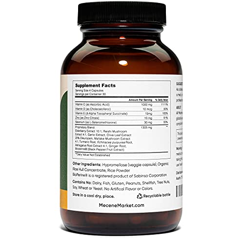 Zinc and vitamins for enhanced defense