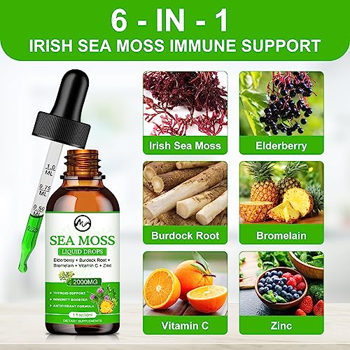 Zinc benefits in Sea Moss Liquid
