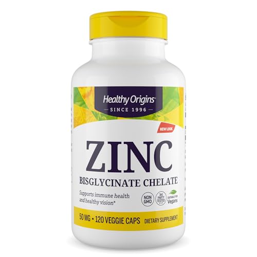 Zinc bisglycinate chelate 50 mg capsules