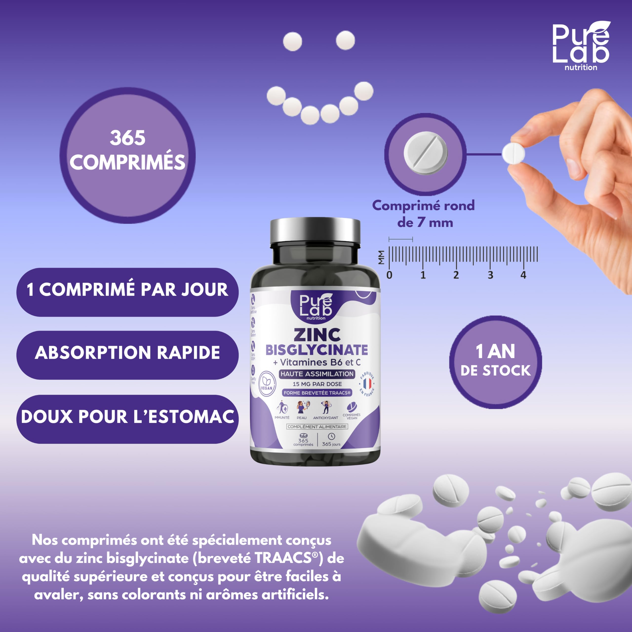 zinc bisglycinate for enhanced absorption