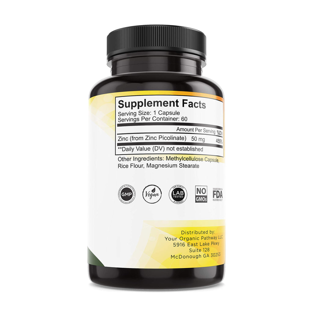 zinc capsules for antioxidant support