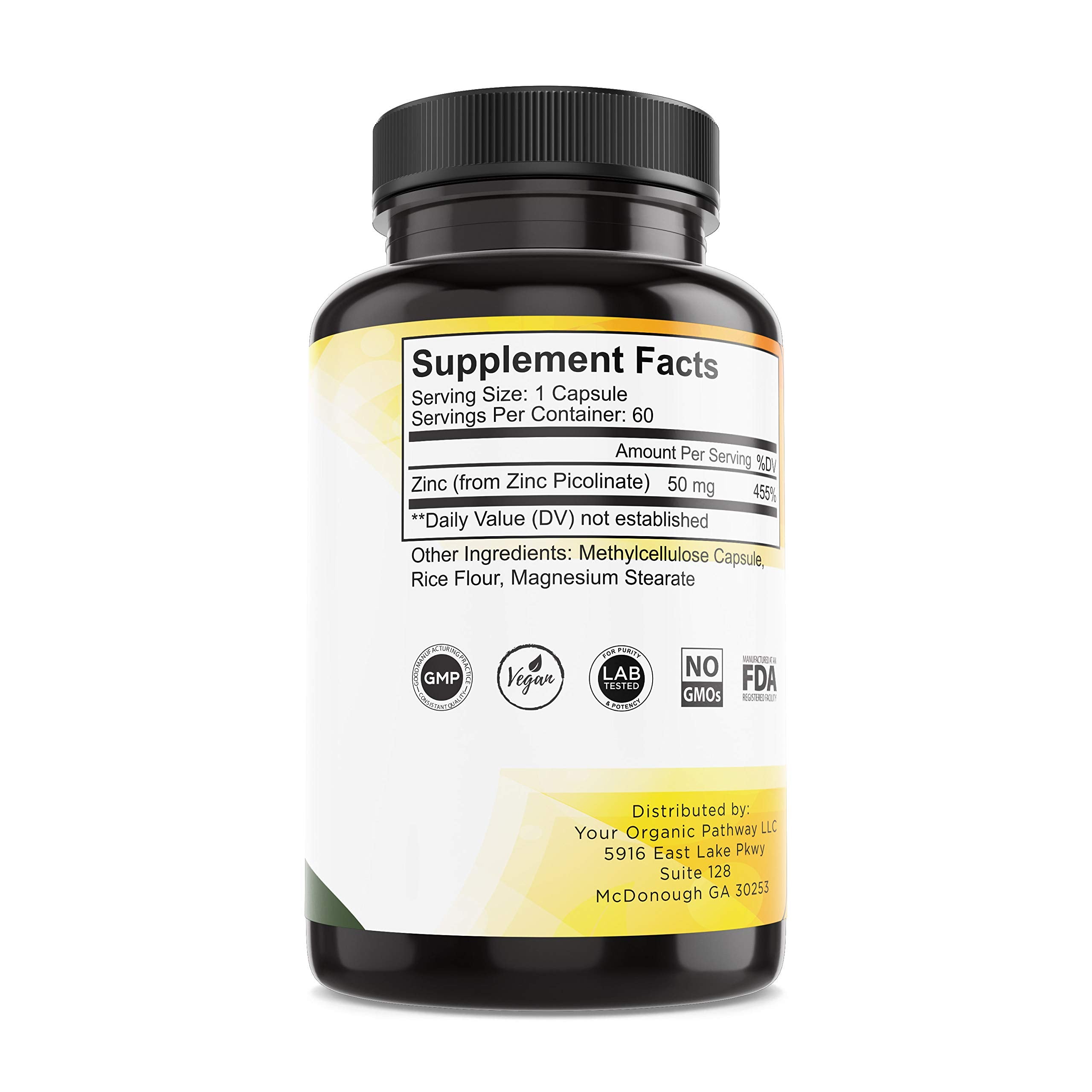 zinc capsules for antioxidant support