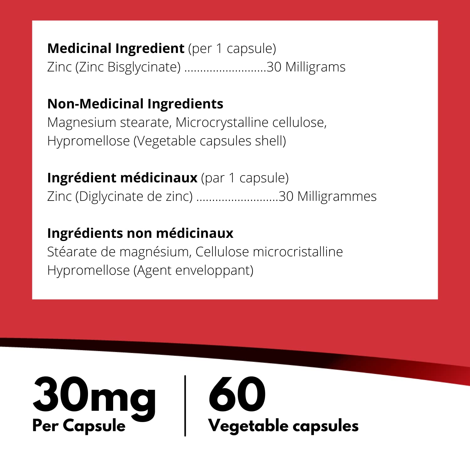 Zinc capsules for better absorption