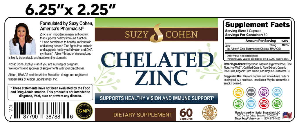 Zinc capsules for better absorption
