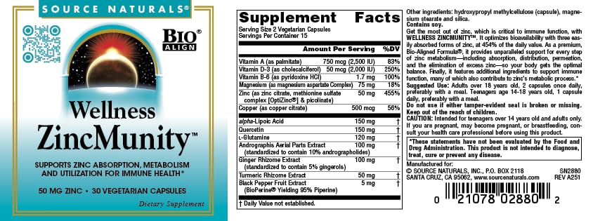 zinc capsules for better health