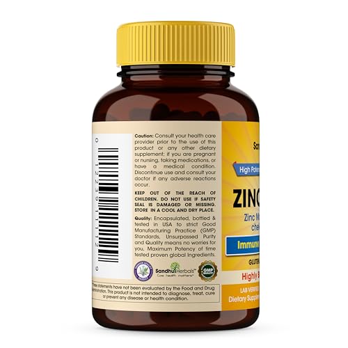 Zinc capsules for better skin