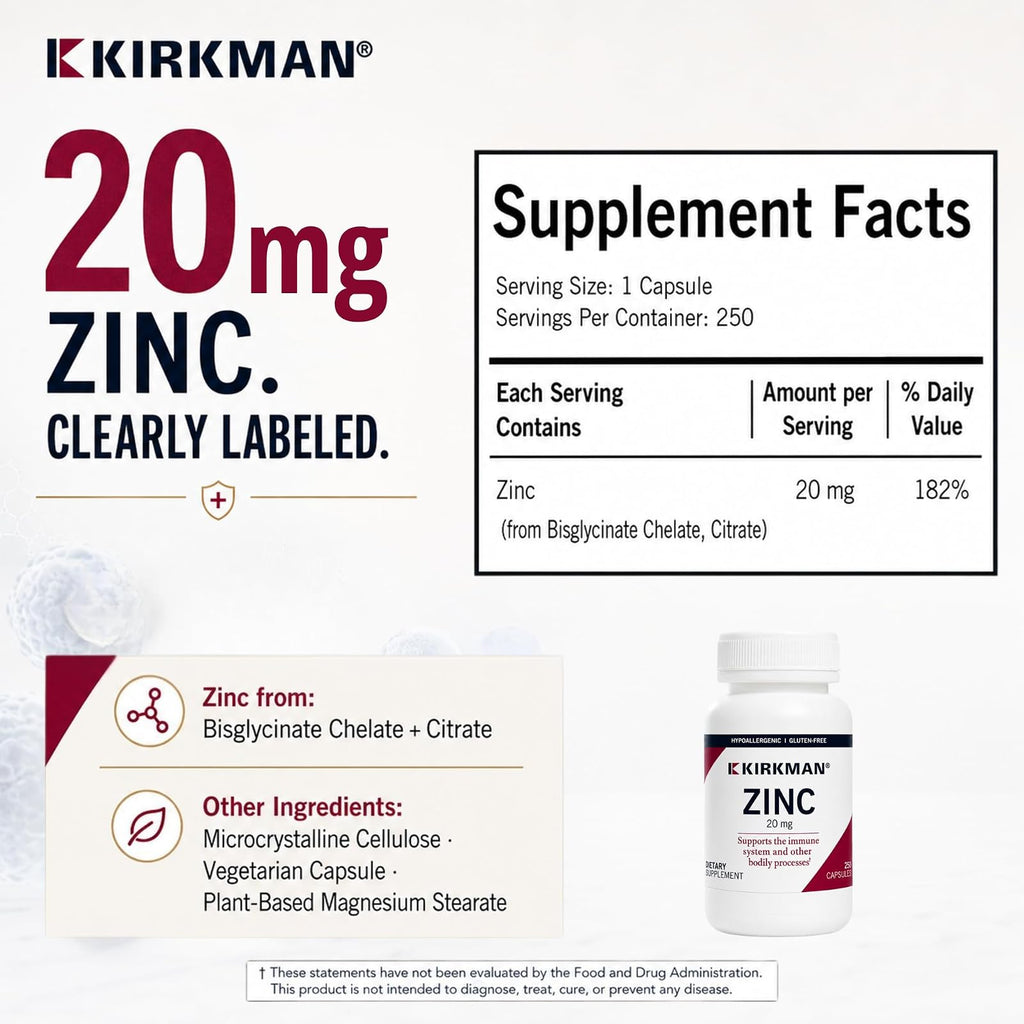zinc capsules for daily health