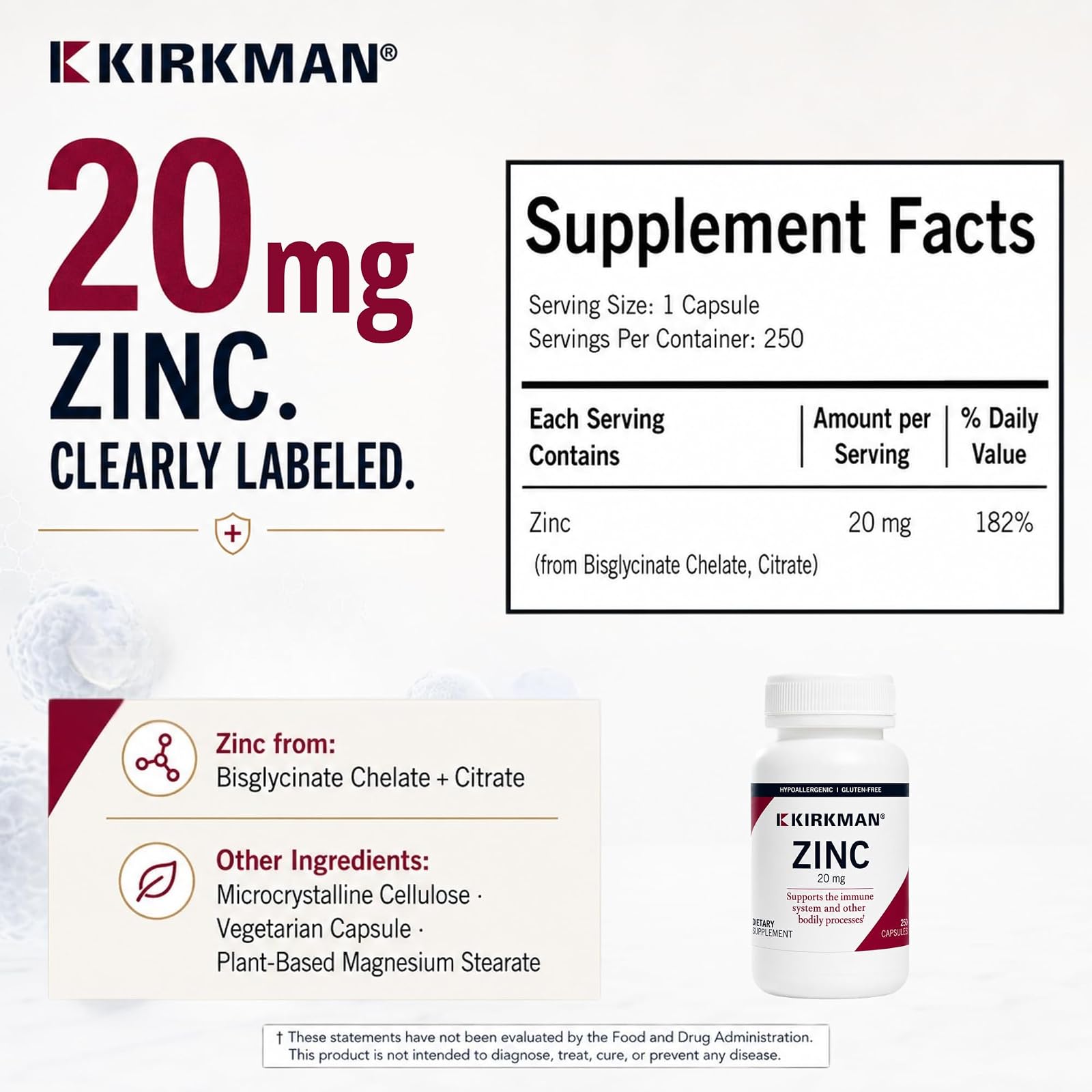 zinc capsules for daily health