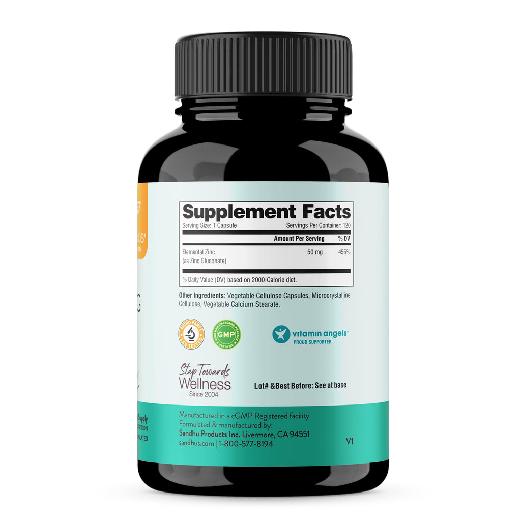 zinc capsules for daily nutrition