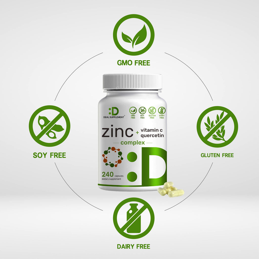 Zinc capsules for daily wellness