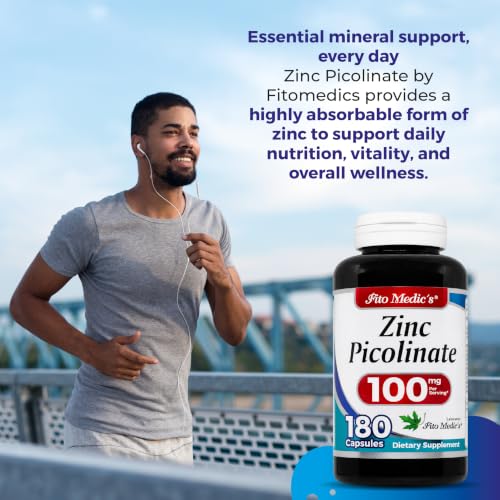 Zinc capsules for daily wellness