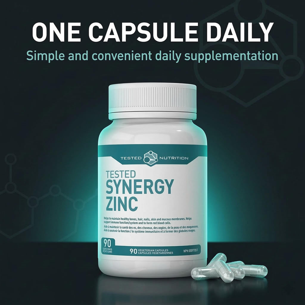 zinc capsules for energy boost