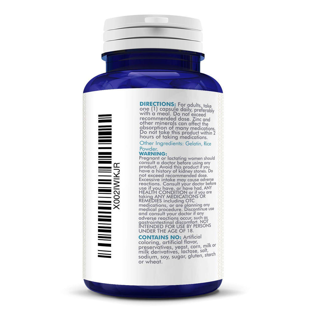 Zinc capsules for growth