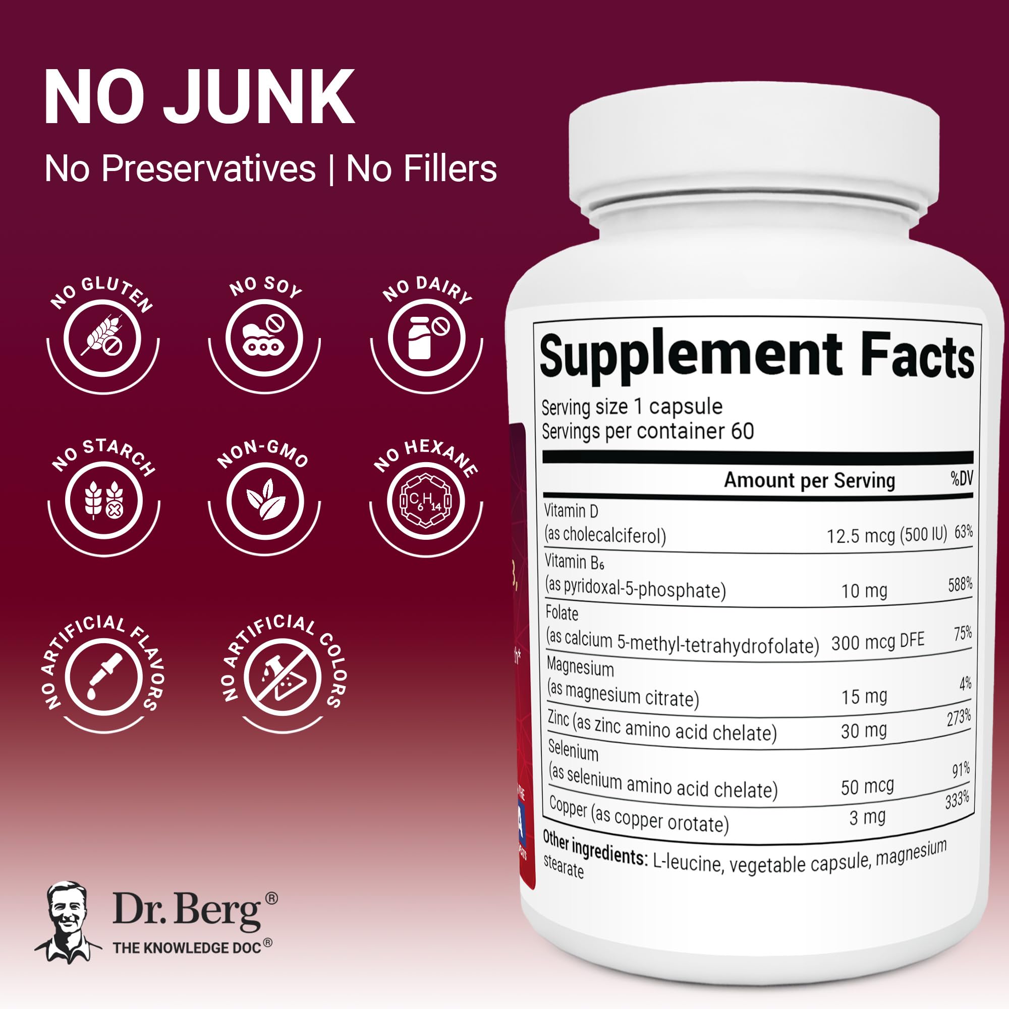 zinc capsules for immune system boost