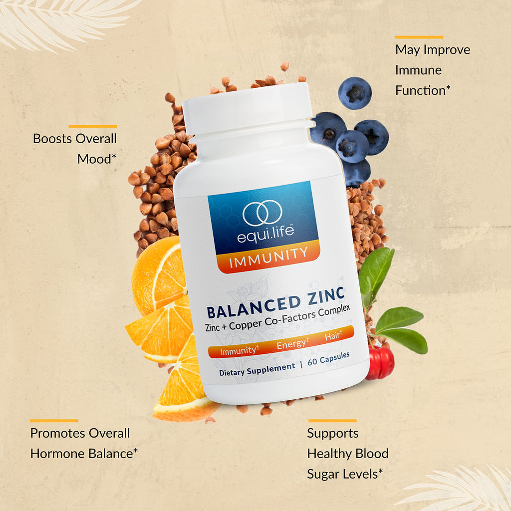 Zinc capsules for immune system support