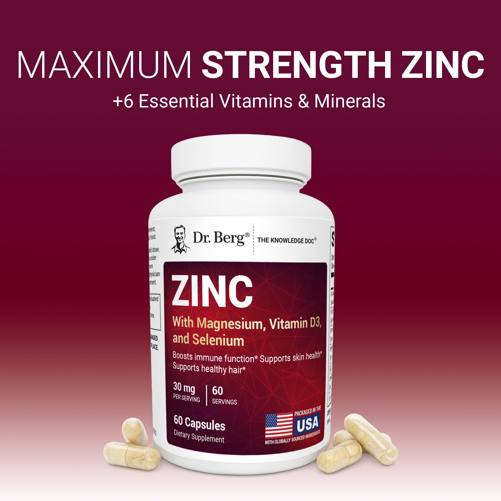 zinc capsules for men's health