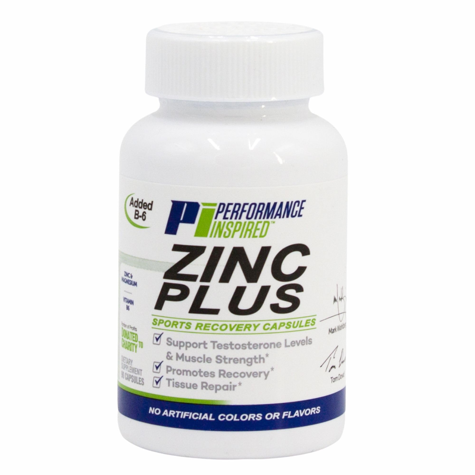 Zinc capsules for muscle strength