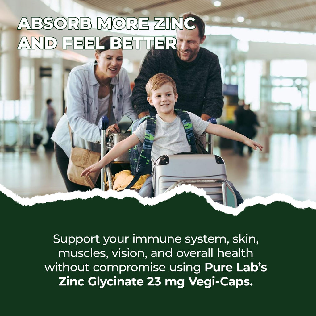 Zinc capsules for nutritional support