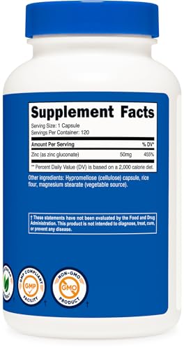 Zinc capsules for optimal absorption