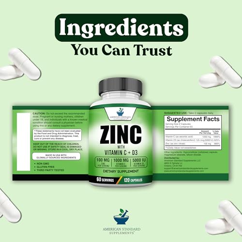 Zinc capsules for optimal nutrition
