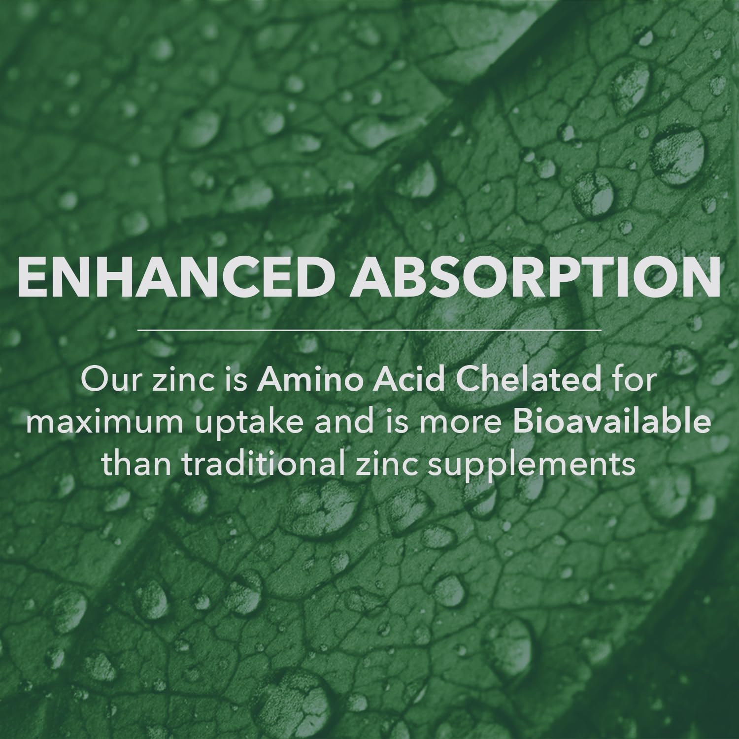 Zinc capsules for overall health
