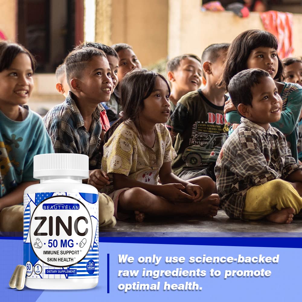 Zinc capsules for overall vitality
