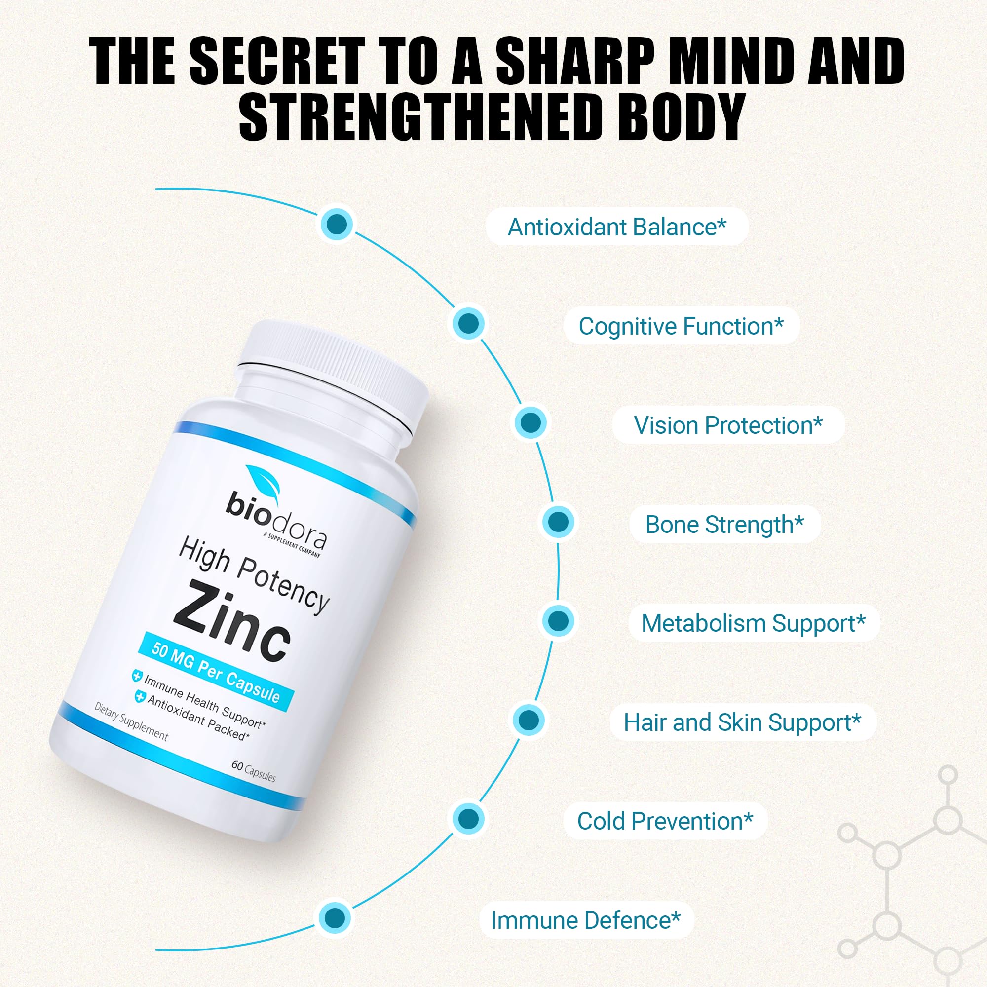 zinc capsules for overall wellness