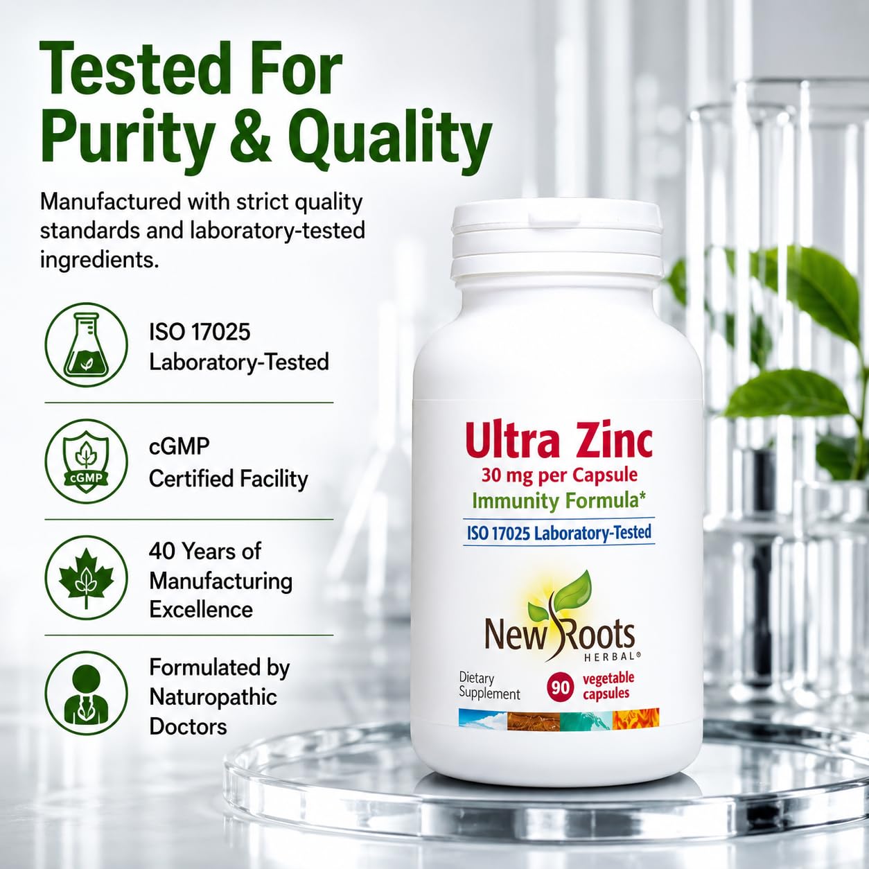 Zinc capsules for overall wellness