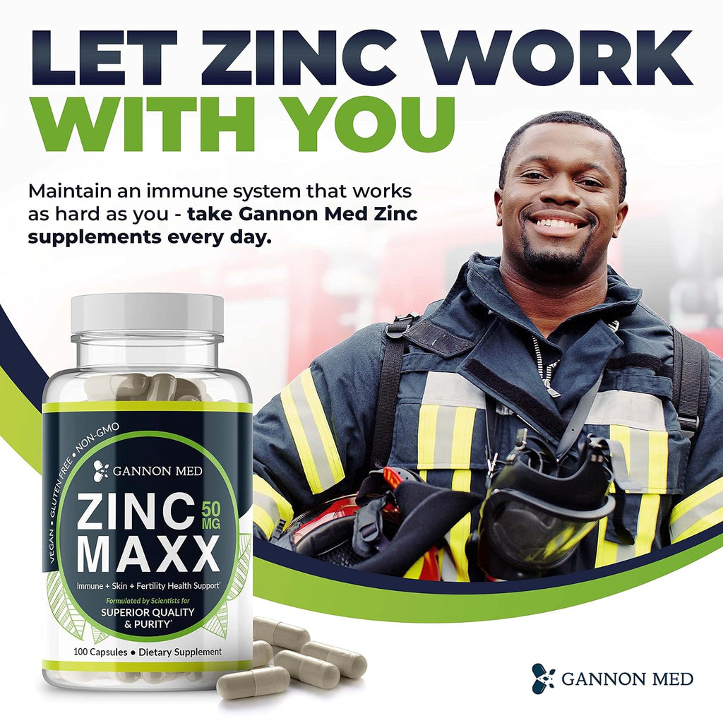 Zinc capsules for skin health