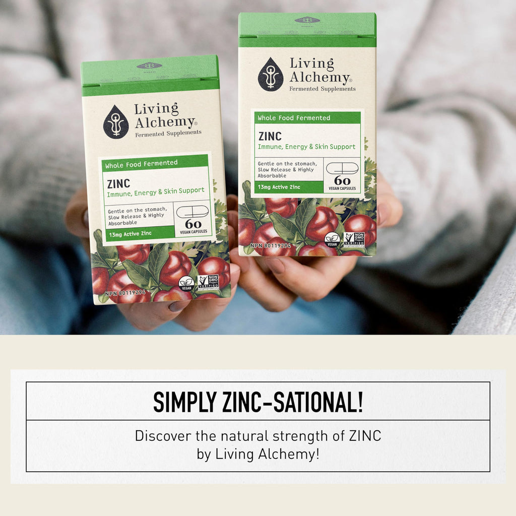 Zinc capsules for vibrant skin