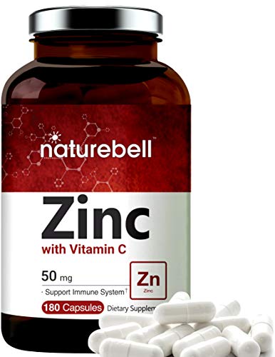 Zinc capsules with vitamin C benefits